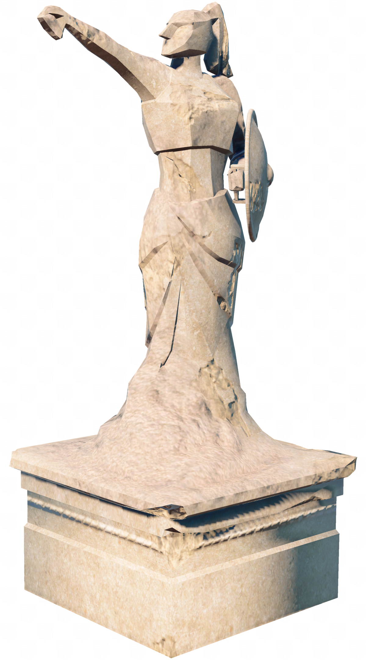 Swordswoman Statue - Zelda Wiki