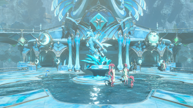 Zora's Domain Square - Zelda Wiki