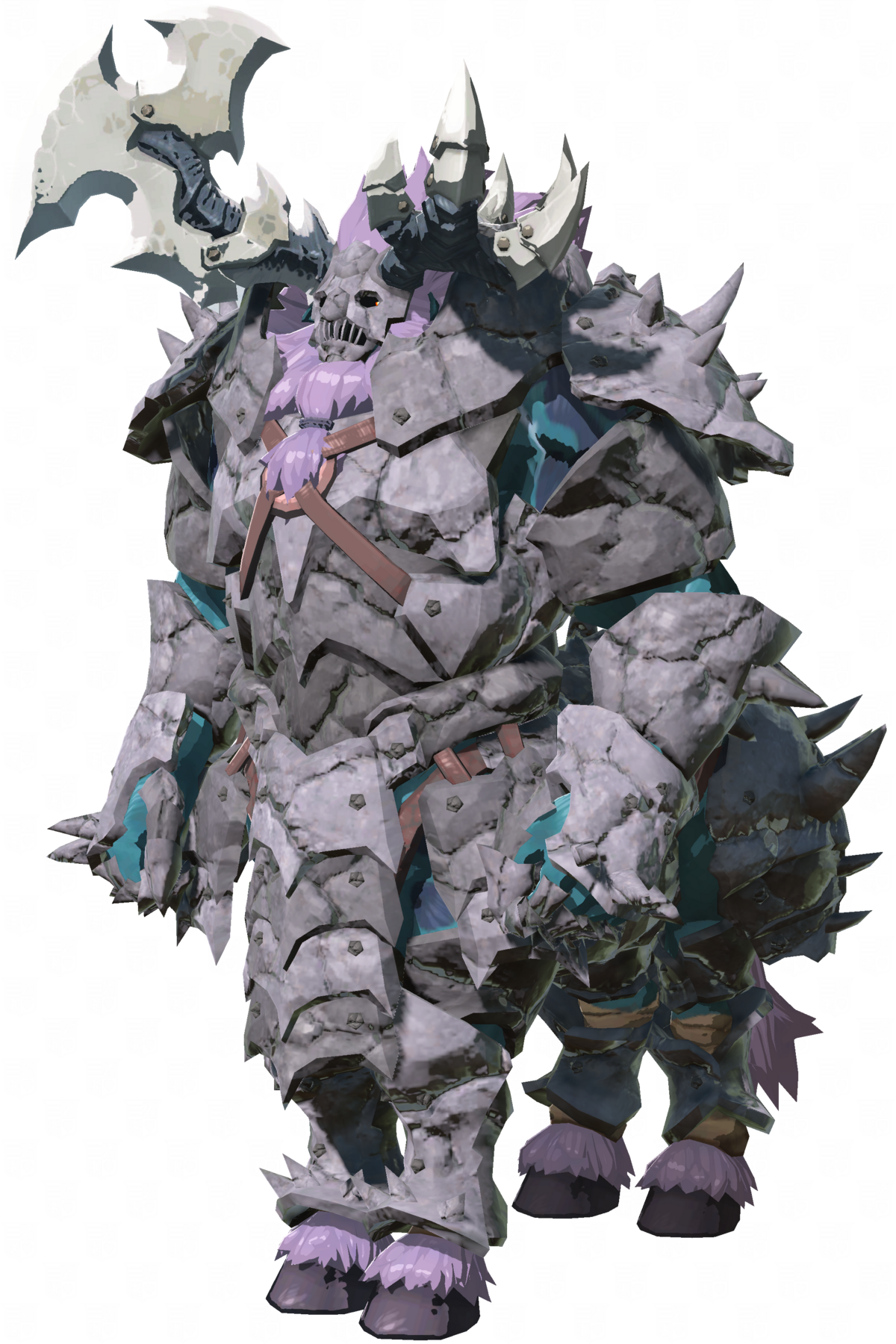 File:TotK Blue-Maned Lynel Rock Armor Model.png - Zelda Wiki