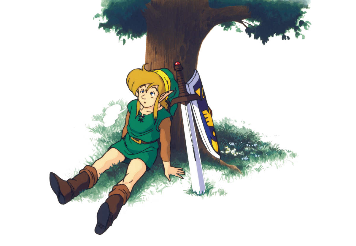 File:ALttP Link Resting Artwork 2.png - Zelda Wiki