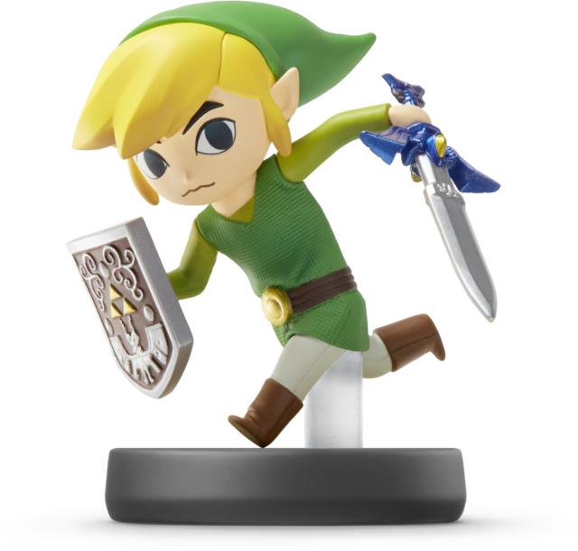File:SSB Toon Link amiibo.png - Zelda Wiki
