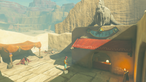 Sand-Seal Rental Shop West Gate Booth - Zelda Wiki