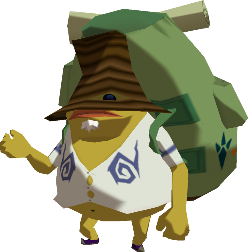 File:TWW Wandering Merchant Model.png - Zelda Wiki