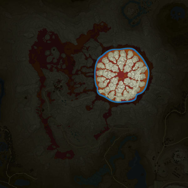 File:BotW Death Mountain Map Area.png - Zelda Wiki
