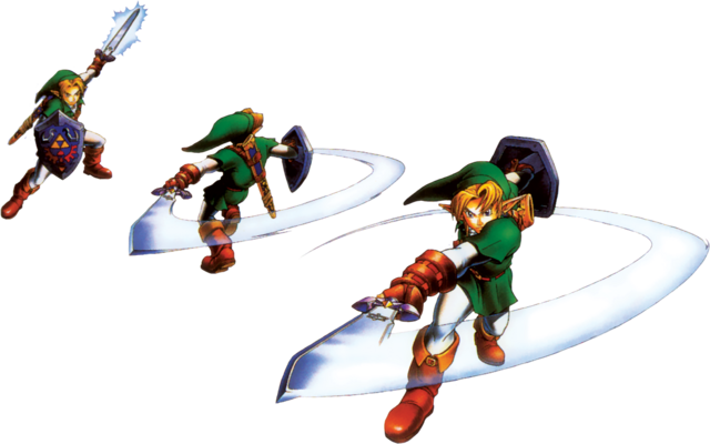 File:OoT Spin Attack Artwork.png - Zelda Wiki