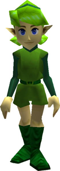 File:OoT Saria Model.png - Zelda Wiki