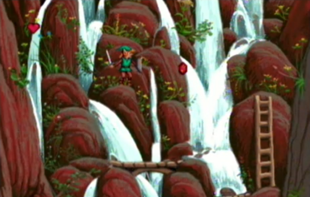 Spearfish Falls - Zelda Wiki