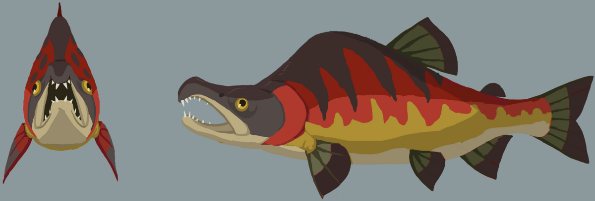 File:BotW Hearty Salmon Concept Artwork.png - Zelda Wiki