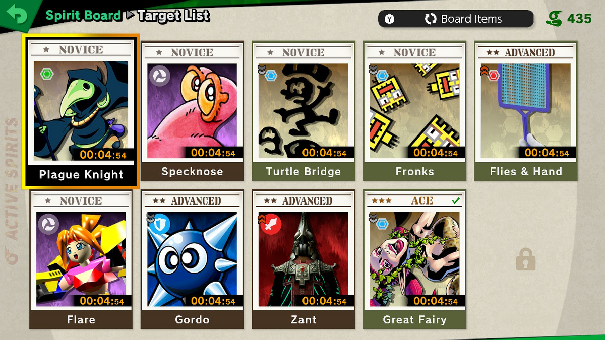 Spirit Board - Zelda Wiki