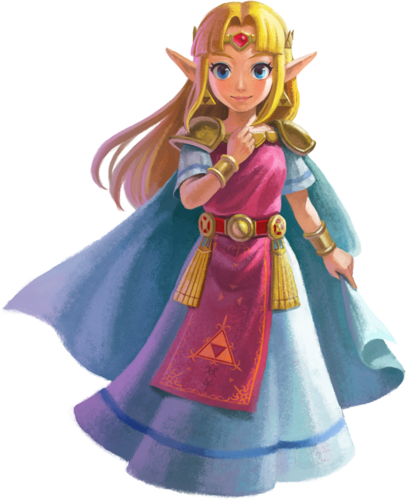 File:ALBW Princess Zelda Artwork.png - Zelda Wiki