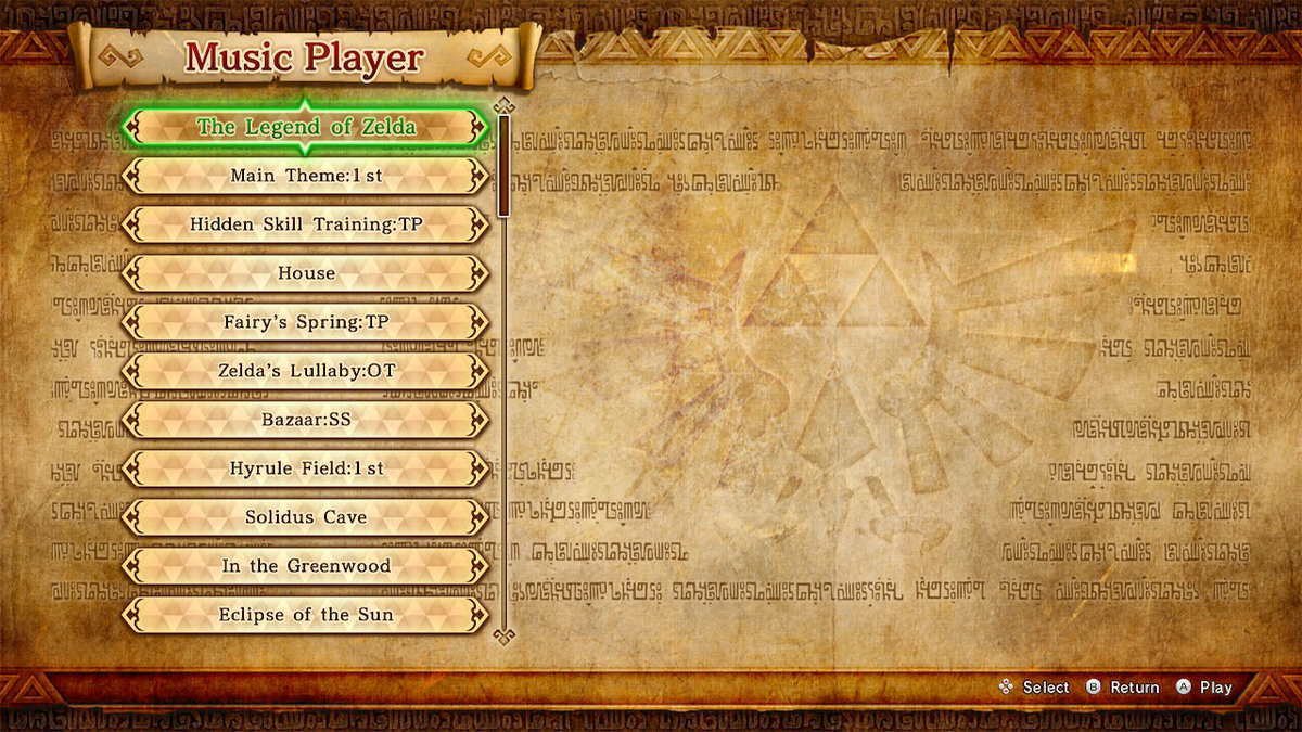 Music Player - Zelda Wiki