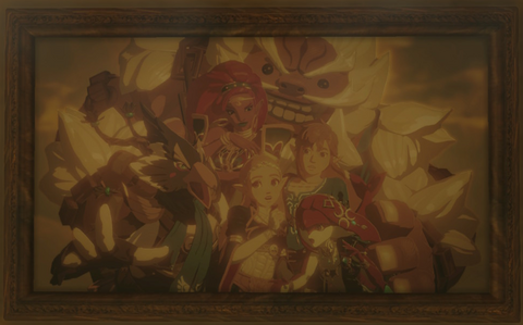 Picture of the Champions - Zelda Wiki