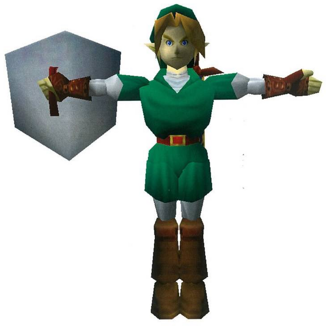 File:OoT Link Concept Render.png - Zelda Wiki