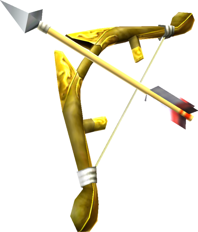 File:MM3D Hero's Bow Model.png - Zelda Wiki