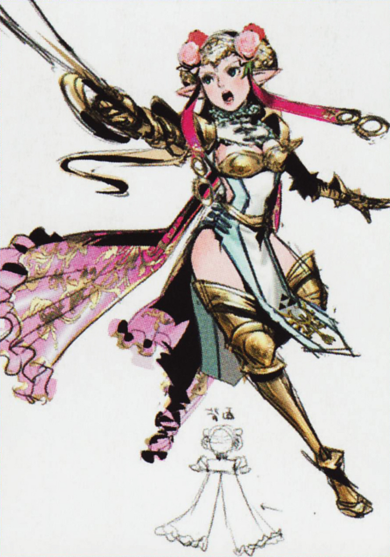 File:HW Zelda Concept Artwork 2.png - Zelda Wiki