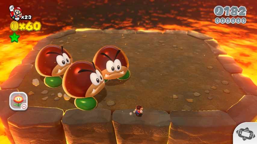 Super Mario 3D World/Big Galoomba Blockade — StrategyWiki, the video ...